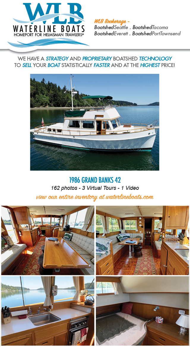 Recently Listed – Grand Banks 42 Classic - Waterline Boats